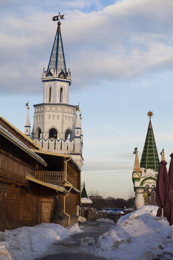 Ancient Russian buildings stock image. Image of history - 117302019