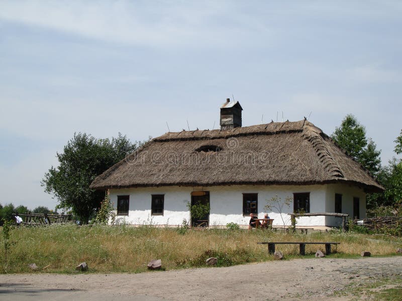 Ancient Rustic Shack on a Field Stock Photo - Image of chalet, farm ...