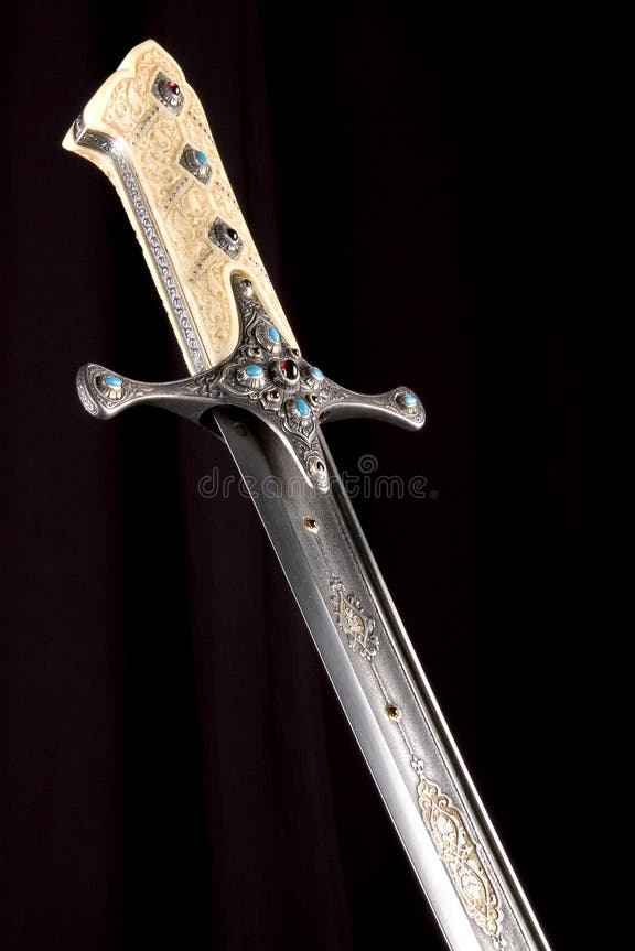Ancient sabre. stock image. Image of king, ceremonial - 3547177