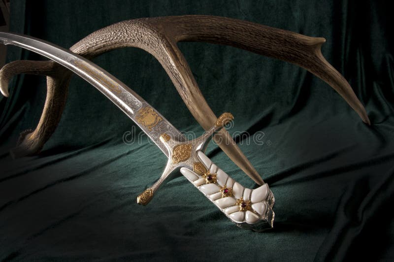 Ancient sabre stock photo. Image of metal, decorative - 37955770