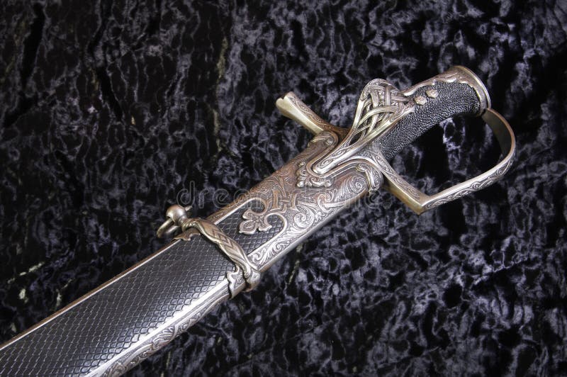 Ancient sabre stock image. Image of sabre, steel, ceremonial - 244920473