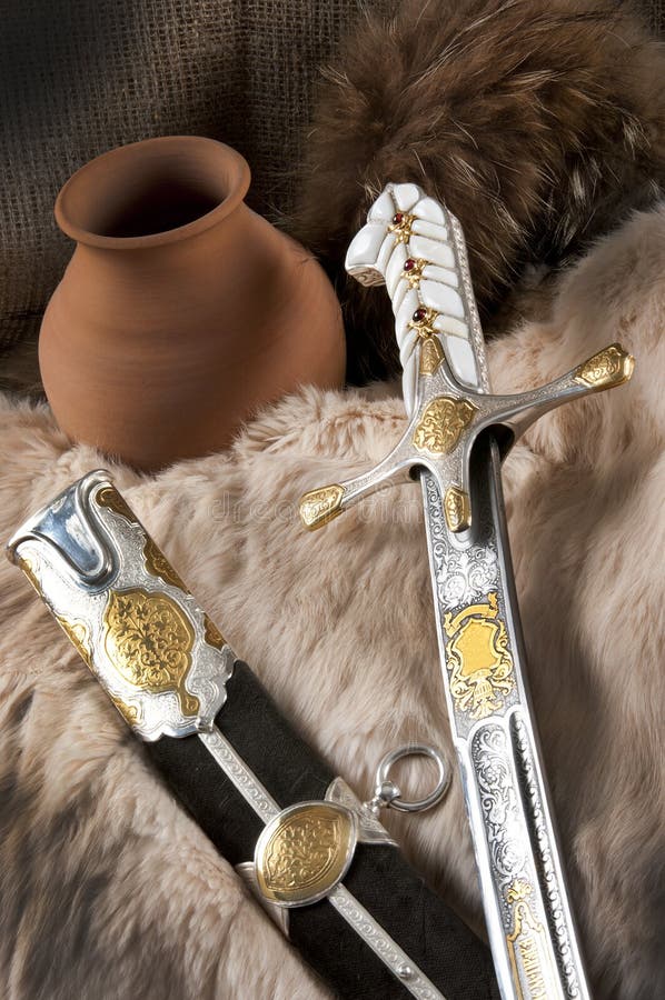 Ancient sabre stock image. Image of iron, sharp, steel - 39493101