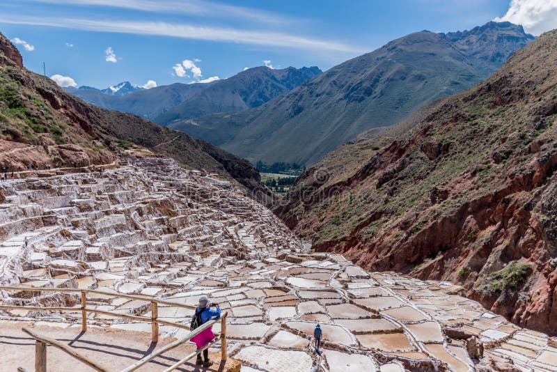 The Ancient Salt Mines of Maras, Peru. Editorial Photography - Image of ...
