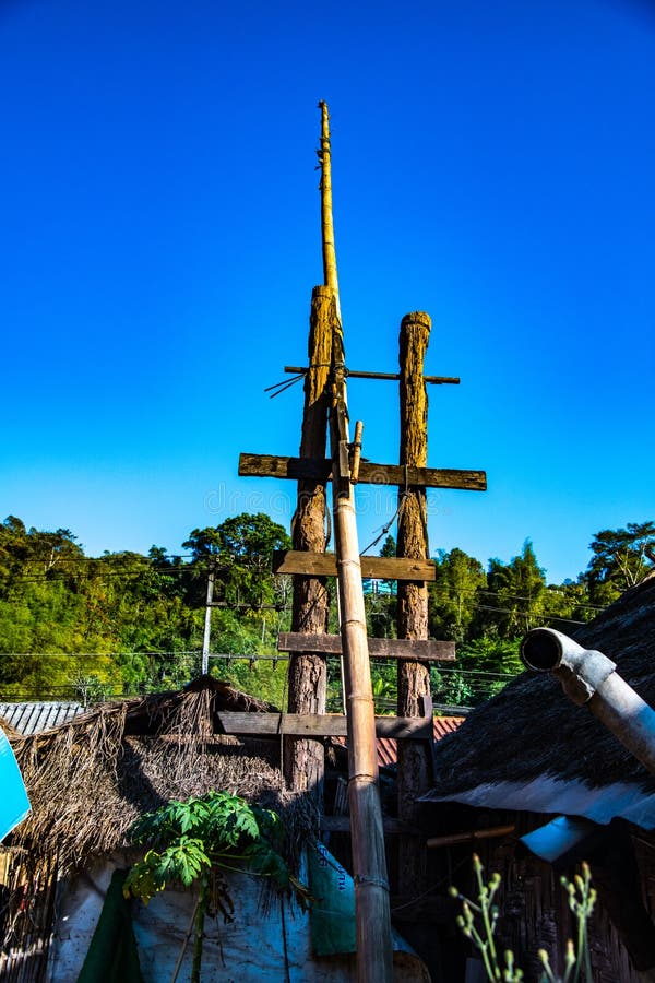 Ancient Salt Pond in Bokuai District Stock Image - Image of bamboo ...
