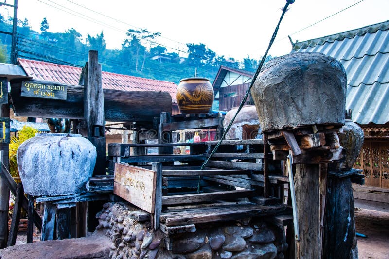 Ancient Salt Pond in Bokuai District Stock Photo - Image of district ...