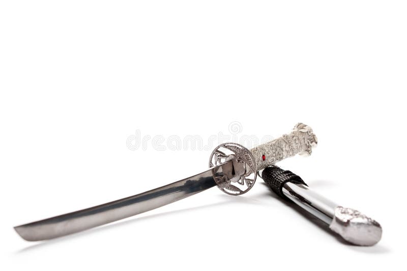 Ancient Samurai Sword with Sword Sheath Stock Image - Image of japan ...