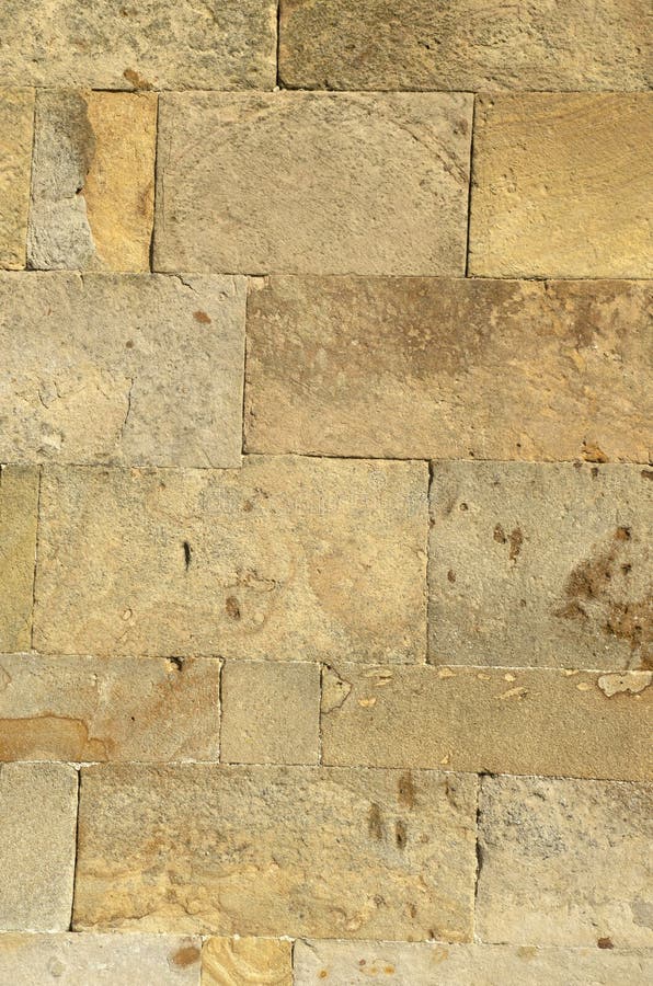 Ancient Sandstone Wall Close Up Stock Photo - Image of surface ...