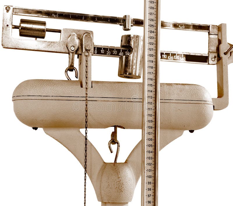 Ancient Scale To Measure the Weight and Height Stock Image - Image of ...