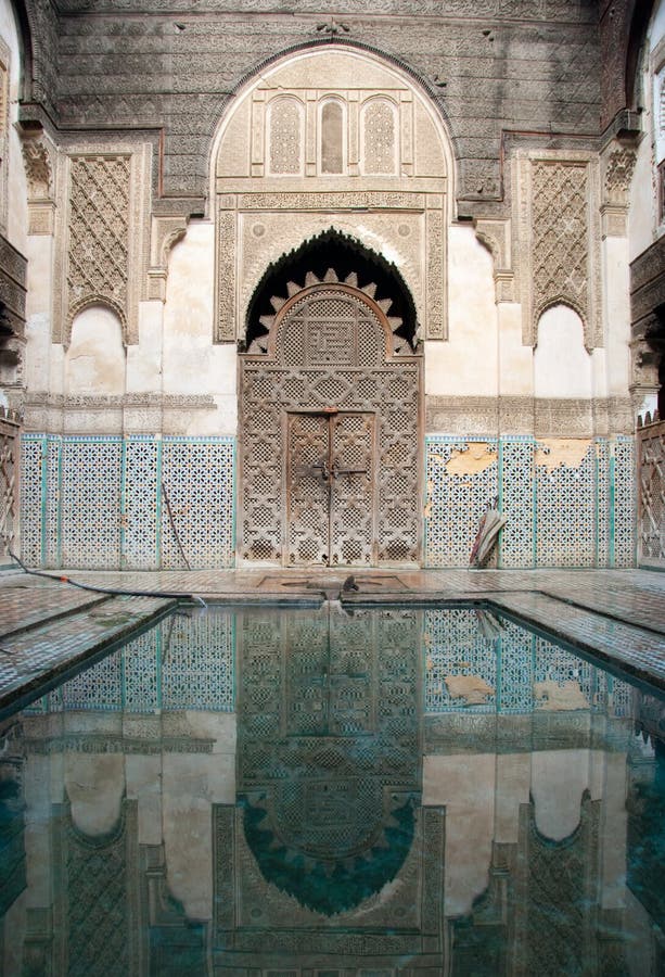 Ancient School stock photo. Image of fountain, madrasa - 13223034