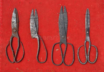 Ancient scissors. stock image. Image of ancient, tool - 15942545