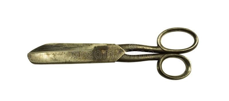 Ancient scissors stock image. Image of iron, steel, closed - 17574093