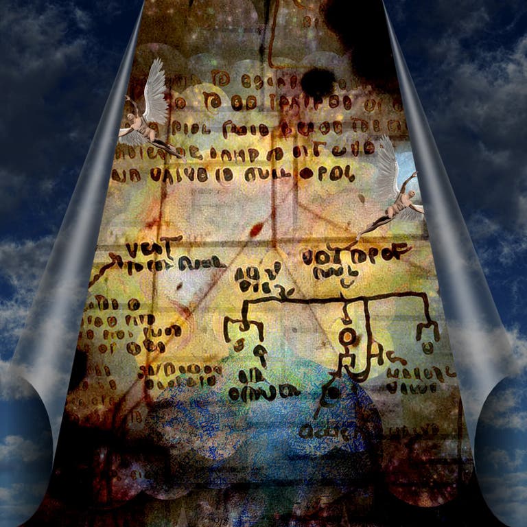 Ancient scripts stock illustration. Illustration of archangel - 147533436