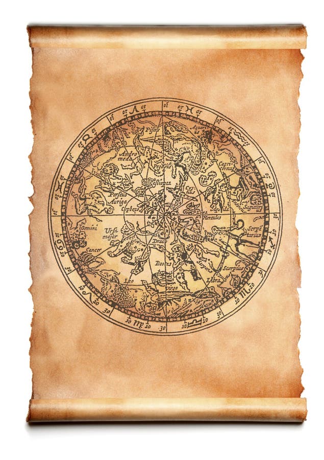 Ancient scroll stock image. Image of background, decorative - 28675765