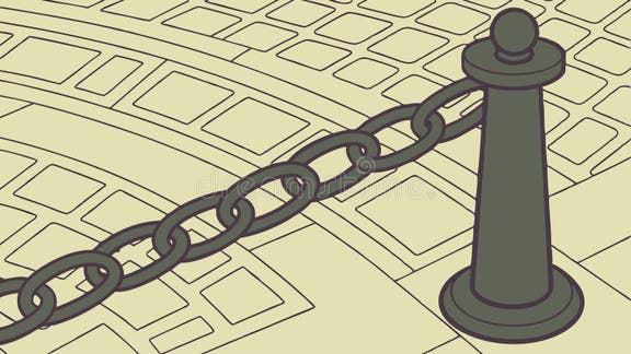 Ancient Scroll Chain Map with Pillars Vector, Vector Design Generative ...