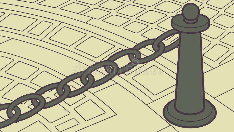 Ancient Scroll Chain Map with Pillars Vector, Vector Design Generative ...