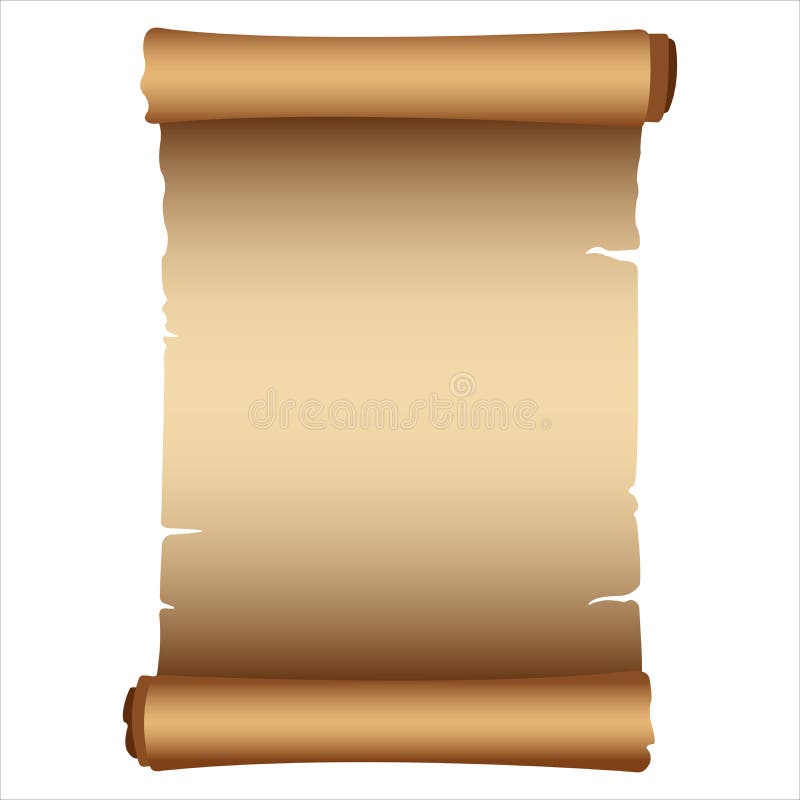 Ancient scroll stock vector. Illustration of ancient - 89201328