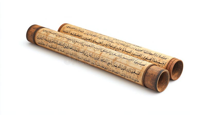 An Ancient Scroll Holds Secrets of the Past. it Portrays Timeless ...
