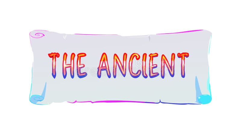 The Ancient Scroll Icon Vector for History Mystical Lore, Vector Design ...