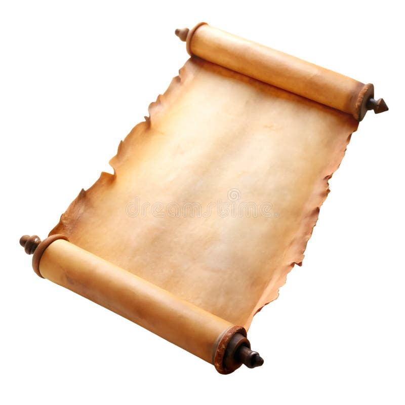 Ancient Scroll stock illustration. Illustration of timeless - 375424951