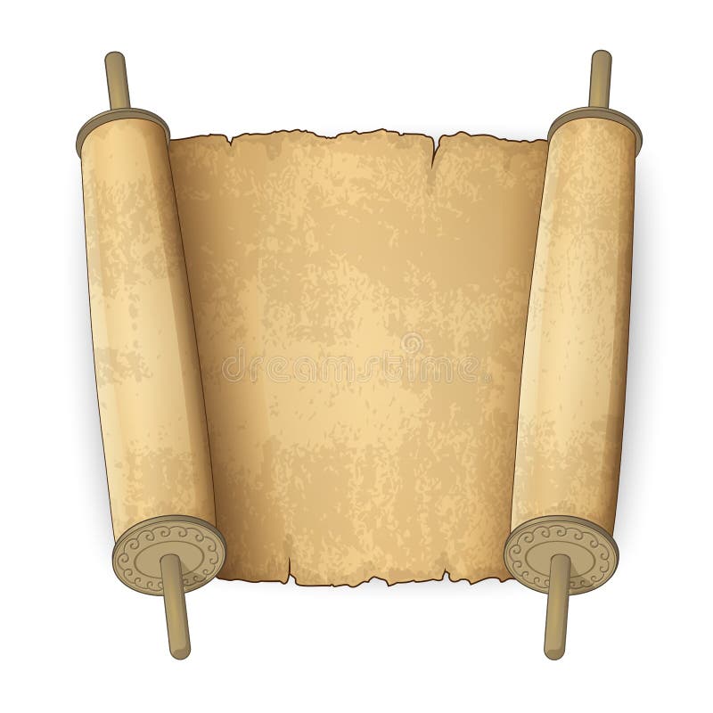 Ancient scrolls stock vector. Illustration of manuscript - 29689151