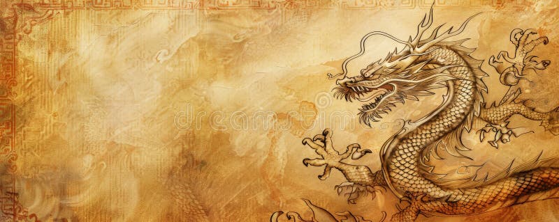 Ancient Scrolls and Dragon: a Background Featuring an Ancient Scroll ...