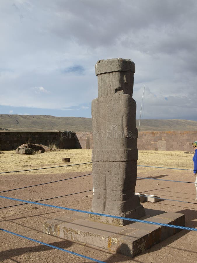 Ancient Sculpture in Bolivia Ancient Ruins Stock Image - Image of stone ...