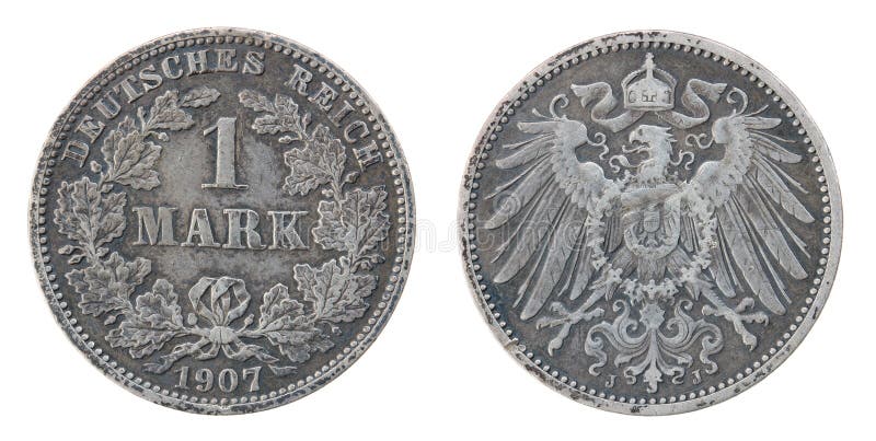 German coin 1 pfennig stock photo. Image of bank, currency - 175093140