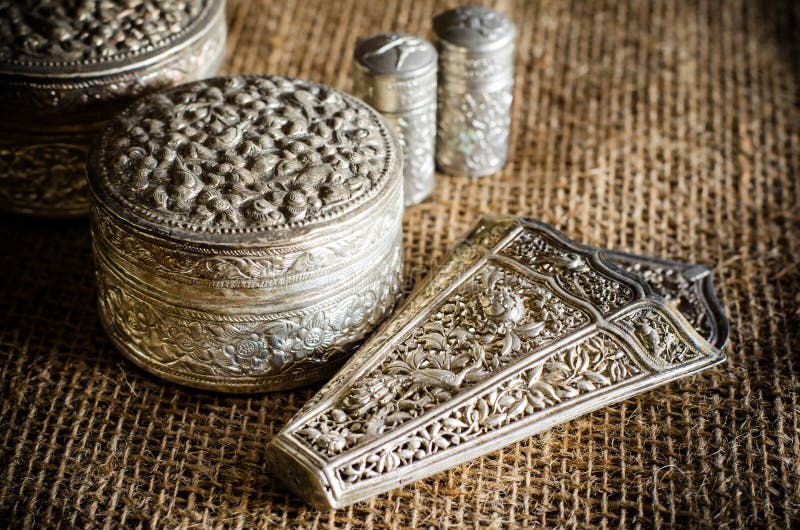 Ancient Silverware stock image. Image of dish, plate - 37384423