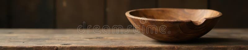 Ancient, Single Piece Wooden Bowl; Rustic, Weathered Texture, Element ...
