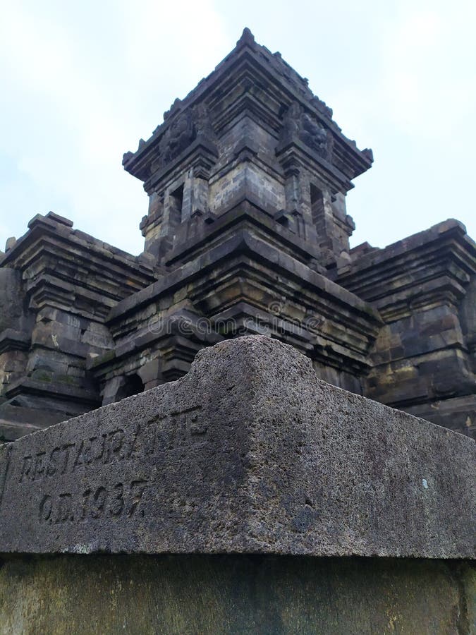 Ancient Singosari temple stock photo. Image of malang - 264558716