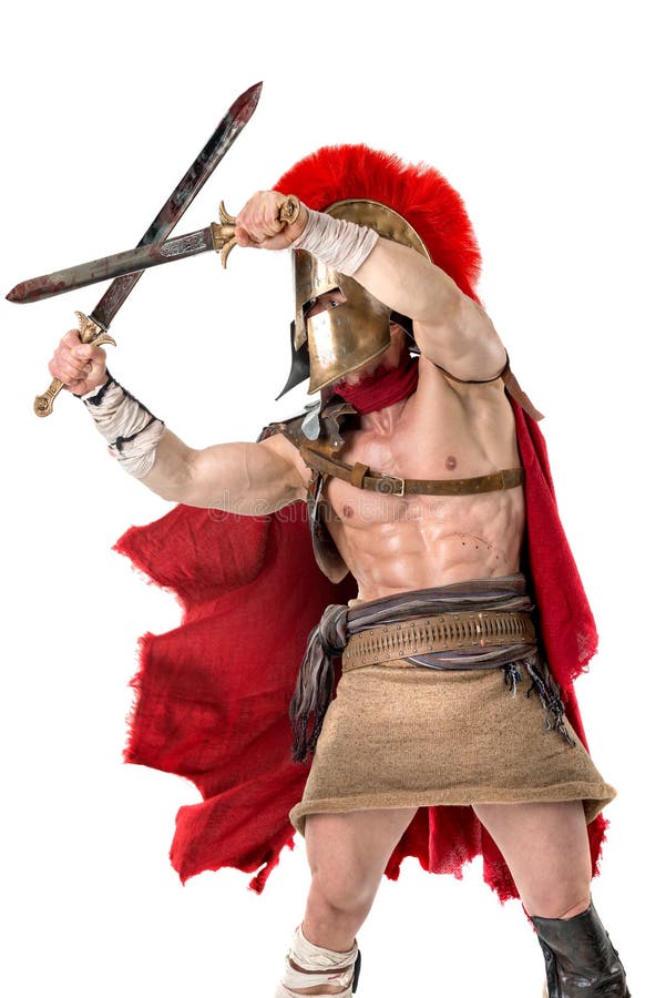 Ancient Soldier or Gladiator Stock Image - Image of gladiator, combat ...