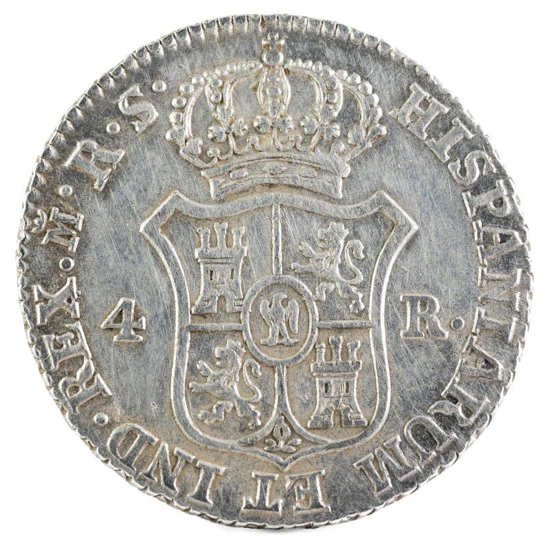 Ancient Spanish Silver Coin of King Jose Napoleon. 1812. Coined in ...