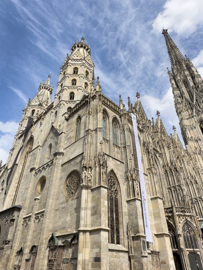 Ancient St Stephan S Cathedral in Vienna Austria Stock Image - Image of ...