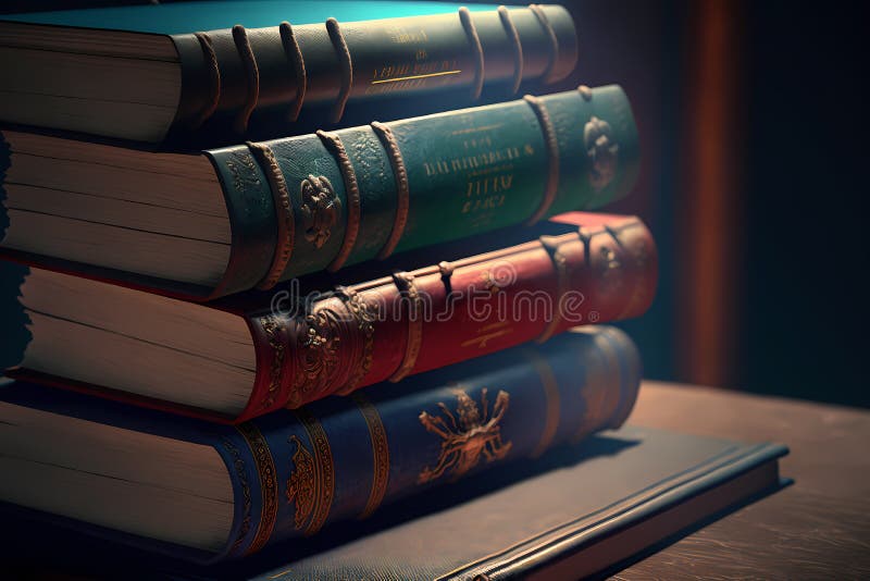 An Ancient Stack of Law Academic Books for Education, Representing the ...