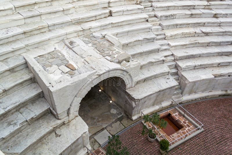 Ancient Stadium of Philipopolis in Plovdiv, Bulgaria Stock Photo ...