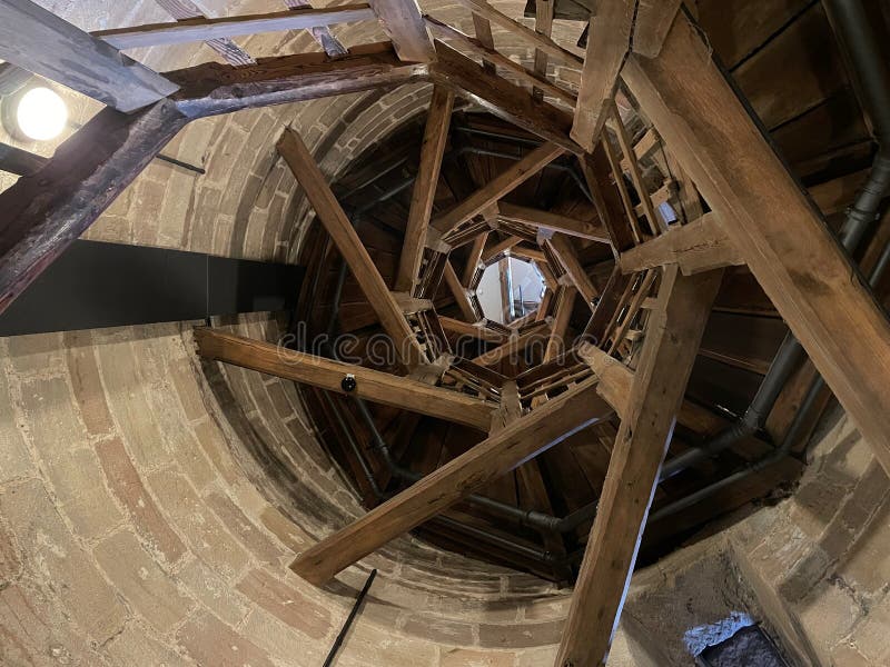 Ancient Stairs To Castle Tower Stock Image - Image of tower, view ...
