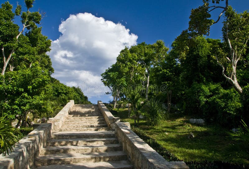 Mayan Ruin Detail at Tulum stock image. Image of ruins - 3935015