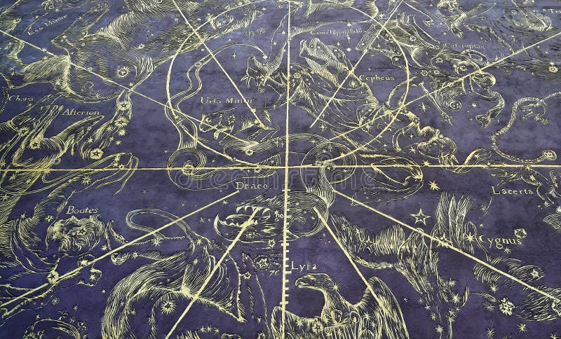 Old sky map stock image. Image of constellation, travel - 18641247