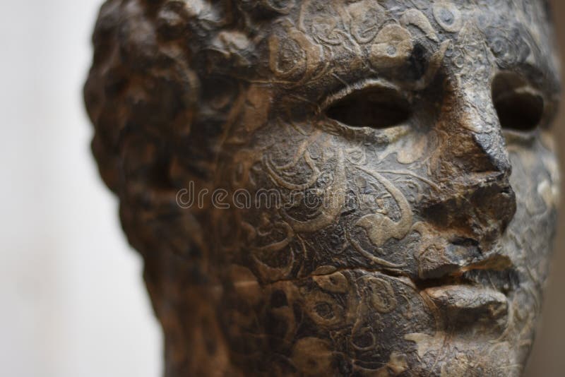 Ancient Statue Bust editorial stock image. Image of artwork - 92171654