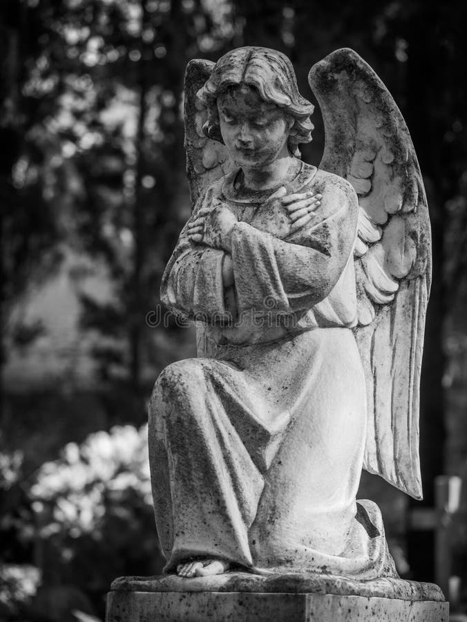 Praying angel stock image. Image of italy, gothic, aold - 146704641