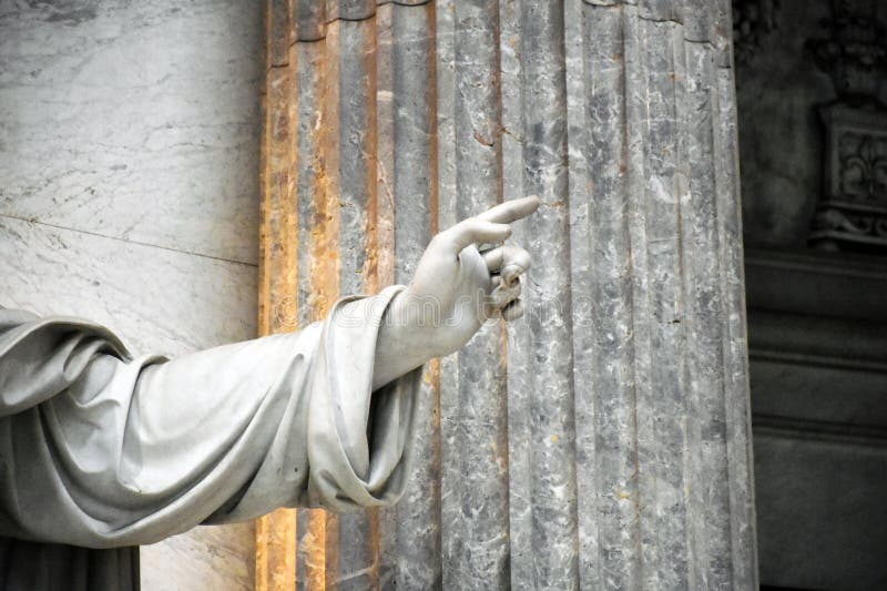 Ancient Statue in a Church in the Vatican. Editorial Photo - Image of ...