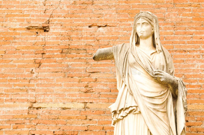Ancient Statue in Rome, Italy Stock Image - Image of history, muse ...