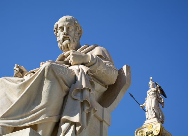 Socrates Statue at the Academy of Athens Stock Image - Image of ...