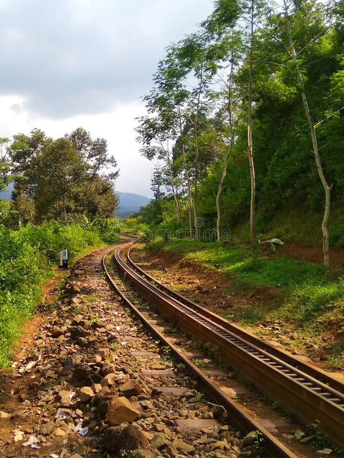 Ancient steam train tracks stock photo. Image of transport - 202328478