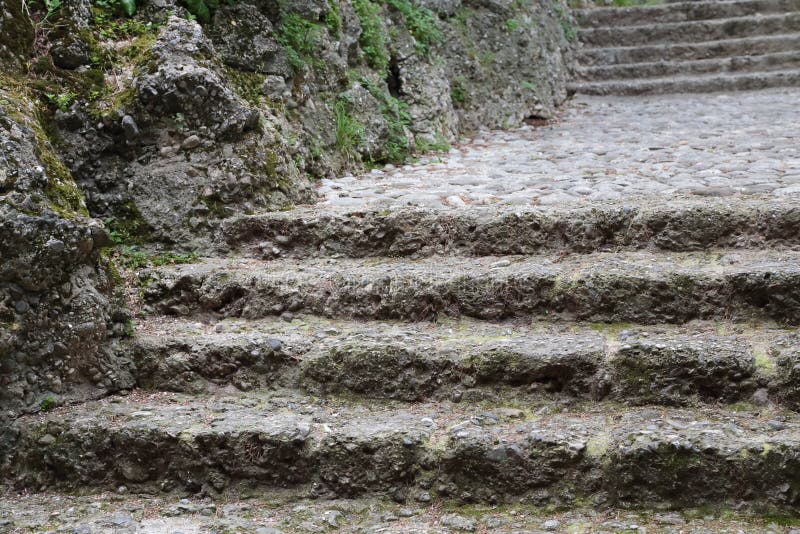 Ancient steps of a stairs stock photo. Image of architectural - 48546724