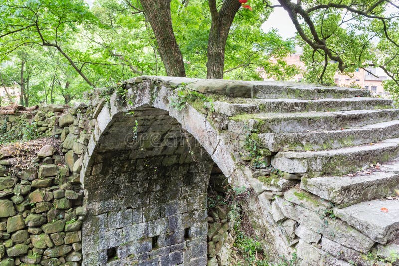 Ancient Stone Arch Bridge Closeup Stock Image - Image of beautiful ...