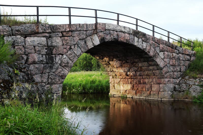 Ancient stone arch bridge stock photo. Image of natural - 56677834