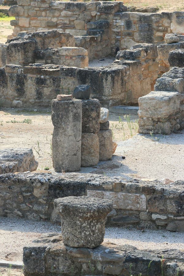 Ancient Stone Architectural Forms Closeup Stock Photo - Image of ...