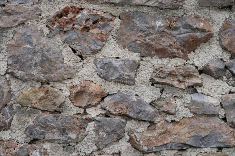 Ancient Stone Background with Natural Gray and Brown Rocks – Texture for 3D Design or Render ...