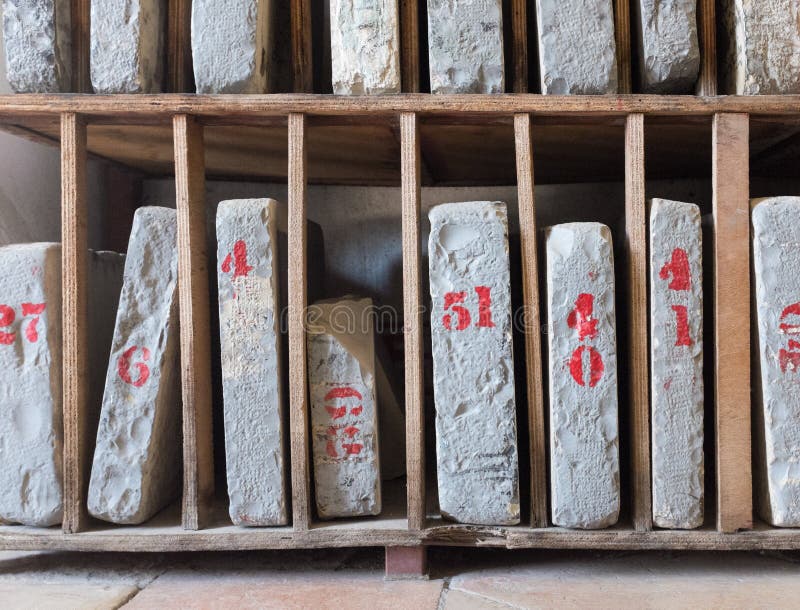 Ancient bookshelves stock image. Image of business, class - 1851891